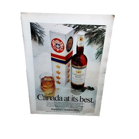 Wall Decor | 1975 Canadian Mist Whisky Original Print Ad 7s | Poshmark